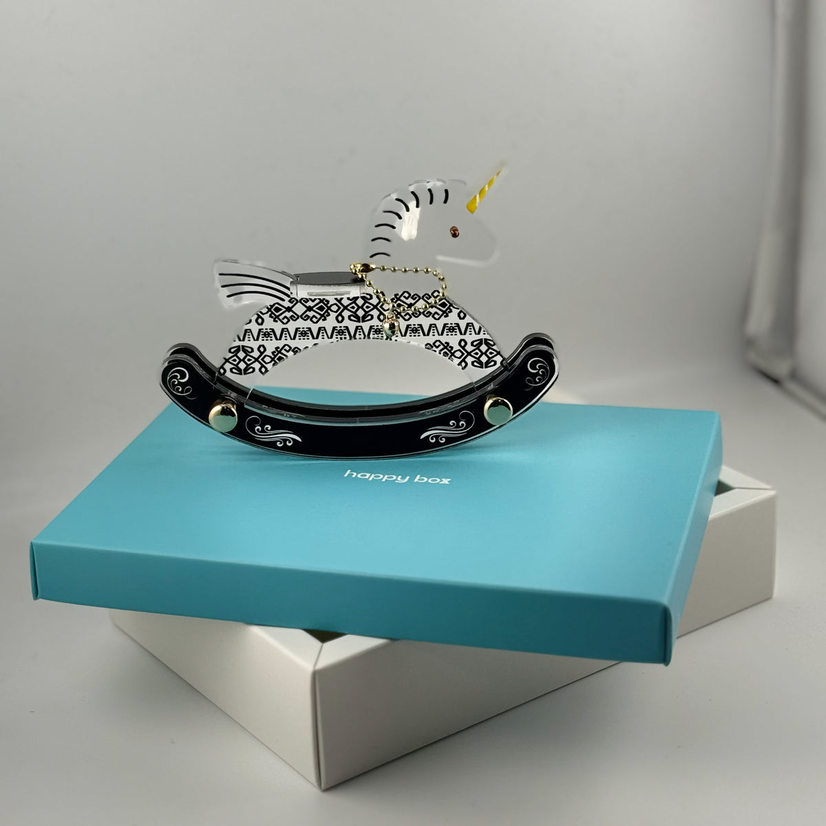 Spirit of Borneo - Transparent Rocking Horse with Murut Motif – ARCH ...