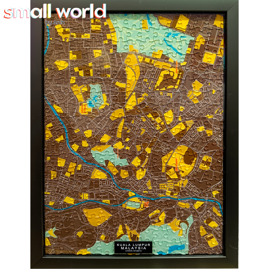 Kuala Lumpur Series - Puzzle (PUZ-MAP100) – ARCH Collection